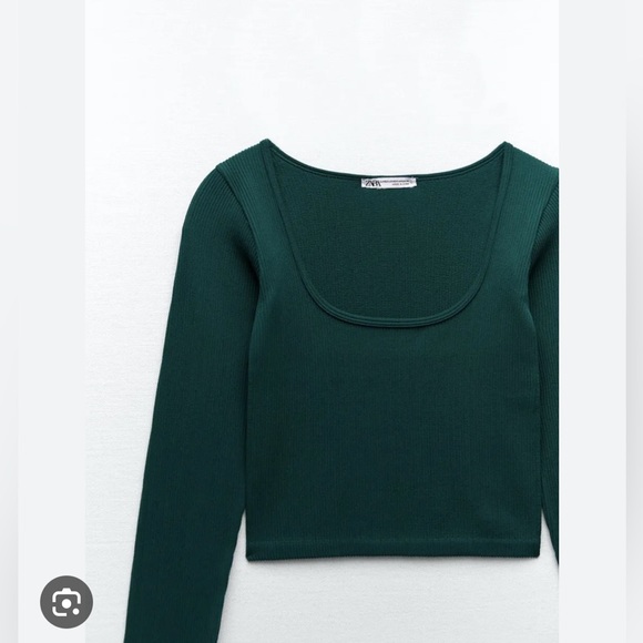 Zara | Tops | Zara Ribbed Top | Poshmark
